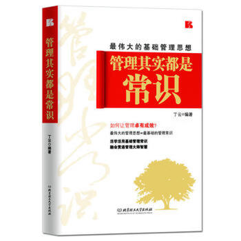 管理其实都是常识 丁云 北京理工大学出版社