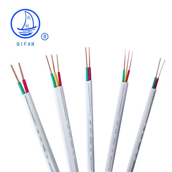 起帆（QIFAN）电线 铜芯护套扁线BVVB2芯0.5/0.75/1/1.5/2.5平方 明装电源线 BVVB 2*1.0 100米【图片 价格 品牌 报价】-京东