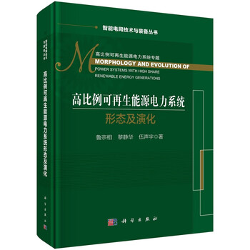 高比例可再生能源电力系统形态及演化鲁宗相智能电网技术与装备丛书9787030686312科学出版社