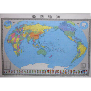 世界地图(双开精装挂图)(版)