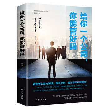 正版 给你一个公司你能管好吗 商业企业公司经营管理 团队组建 管理类书籍