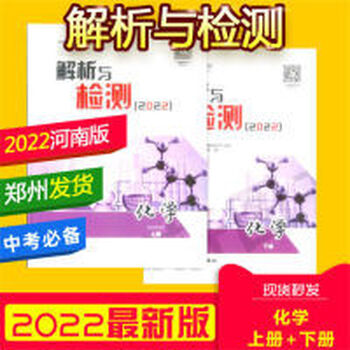 2022河南省初中生学业水平考试解析与检测中考说明与检测化学上下 2022河南省初中生学业水平考试解析与检测中考说明