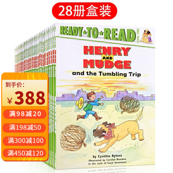 英文原版 Henry and Mudge Complete Collection亨利和马奇28册盒装