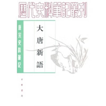 大唐新语--唐宋史料笔史【正版图书】