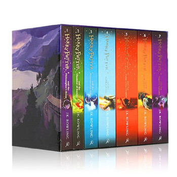 哈利波特 英文原版7册套装 2021特别版（附赠藏书票）Harry Potter 小学课外必读英语书目 JK罗琳 英国版[盒装]