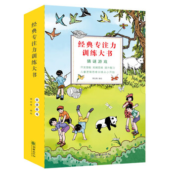 经典专注力训练大书系列：猜谜游戏（套装全10册） 7-10岁 童立方出品