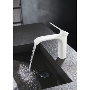 德国汉·斯·格·雅Vivenis薇怡斯单把面盆洗脸盆冷热龙头75020007新款 矮款白色【图片 价格 品牌 报价】-京东