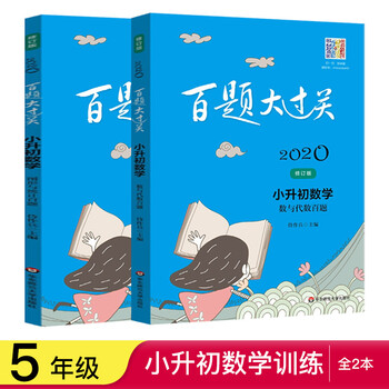 【套装2本】2020百题大过关 小升初数学 数与代数百题 :图形与统计百题 修订版 小学生基础知识