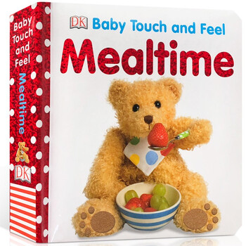【在途】Baby touch and feel系列Mealtime吃饭时间DK出版触摸纸板书图画英文原版英语