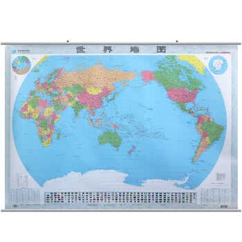新版 世界地图挂图 约1.4*1.0米 星球地图出版社