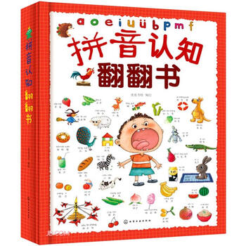 3-6岁 拼音认知翻翻书（拼音字母 音节认知 趣味拼读 赠送卡片 音频指导）