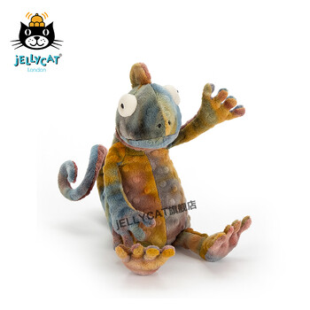 jellycat 多彩Colin Chameleon变色龙科林毛绒动物玩具 五彩 29cm【图片 价格 品牌 报价】-京东