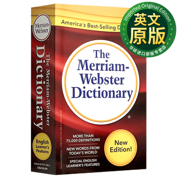 韦氏英语词典韦小红 英文原版 Merriam-Webster Dictionary 英英字典辞典