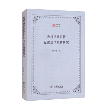 农村消费信贷促进法律机制研究/西政文库