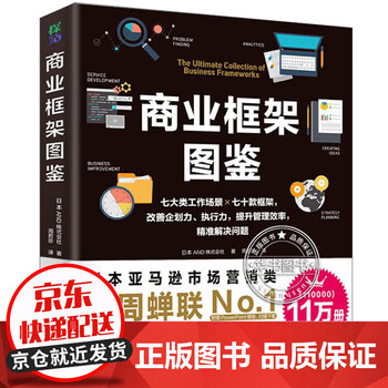商业框架图鉴 解决问题的商业框架图鉴 七大类工作场景 70款框架改善企画提案 市场营销类书籍企业管理 商业框架图鉴