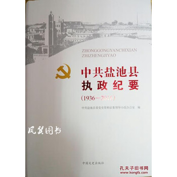 中共盐池县执政纪要 党英才 中国文史出版社