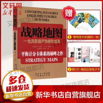 战略地图:化无形资产为有形成果 罗伯特·卡普兰 平衡记分卡体系 企业管理创业书籍