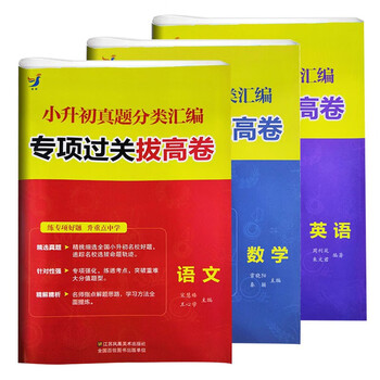 2022小升初综合试卷真题分类汇编专项过关拔高卷语文+数学+英语重点学校真题专项训练年级小升初毕