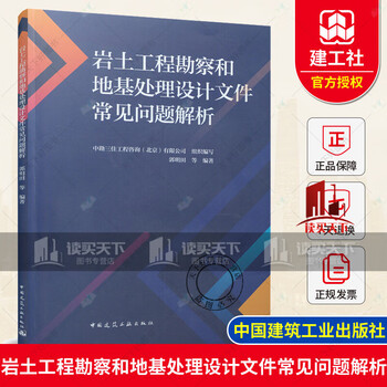 2021年新书 岩土工程勘察和地基处理设计文件常见问题解析 岩土用书 中勘三佳工程咨询（北京）有限公司 中国建筑工业出版社k