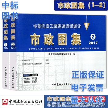 中南地区工程建设标准设计 建筑 结构 电气 给水排水 市政 暖通（套装自选） 市政图集(1-2)套装