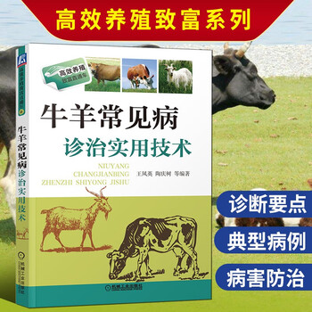牛羊常见病诊治实用技术 农业畜牧业科学养殖技术书籍 牛羊常见病典型病例 诊断技术治疗技术 常发传染病