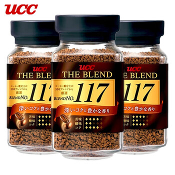 悠诗诗（UCC） 117黑咖啡 114冻干速溶咖啡粉 纯黑美式 日本进口职人咖啡罐装 117咖啡 90g*3罐【图片 价格 品牌 报价】-京东