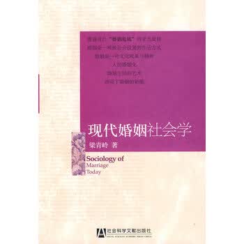 现代婚姻社会学 梁青岭 社会科学文献出版社