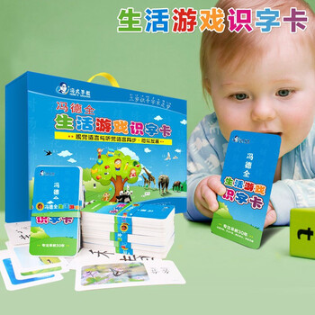 冯式生活游戏识字卡+碟+使用手册识字卡dvd看图识汉字...