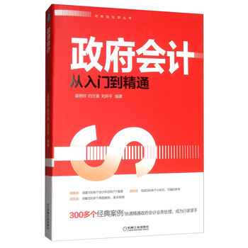 政府会计从入门到精通