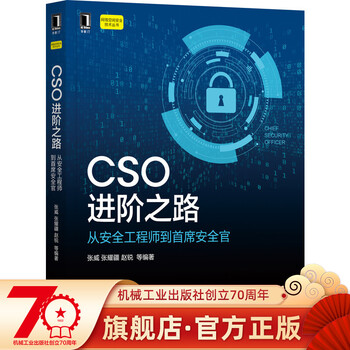 官网正版 CSO进阶之路 从安全工程师到首席安全官 张威 张耀疆 赵锐 信息 网络空间 技术攻防