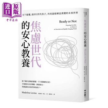 焦虑世代的安心教养 放下忧惧 陪伴Ｉ世代孩子 共同迎接瞬息万变的未来世界 台版 玛德琳 勒文 联经