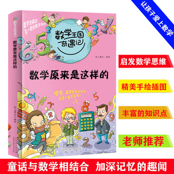 数学王国奇遇记 数学原来是这样的 有趣的数学故事书 小学生逻辑思维阶梯训练6-8-12岁科普百科知识
