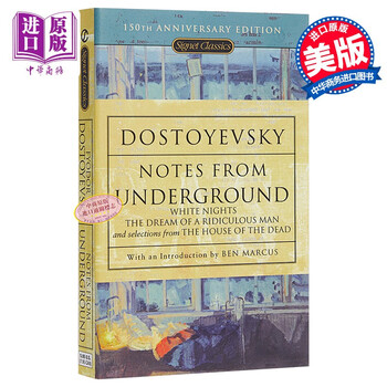陀思妥耶夫斯基：地下室手记英文原版经典文学 Notes From Underground