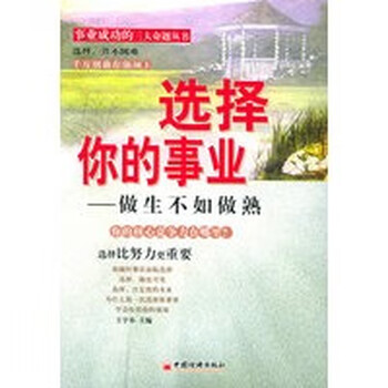 选择你的事业：做生不如做熟——事业成功的三大命题 王宇春 中国经济出版社
