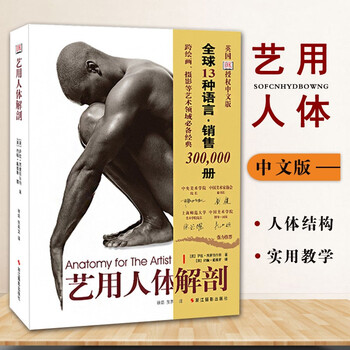 艺用人体解剖 西蒙伯尔特\\\/著 人体结构教学 人体解刨艺术绘画书籍 美术学院教材 DK出品正版