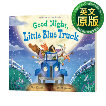 Good Night Little Blue Truck 晚安 蓝色小卡车 精装绘本 英文版 进口英语原版书籍 英文原版