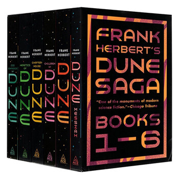 Dune 沙丘六部曲套装 进口英文原版 雨果奖星云奖获奖作品 甜茶张震同名电影科幻小说 弗兰克·赫伯特 Frank Herbert  当代科幻史诗原著畅销书