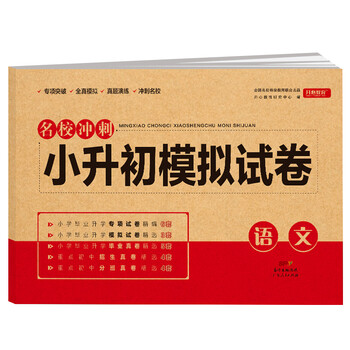 小升初语文试卷 模拟测试卷真题卷必刷题人教版小学毕业总复习六年级下册期末考试全套书同步练习