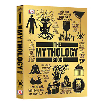 英文原版 The Mythology Book 精装 神话图解 DK人类的思想百科丛书 全彩铜版纸