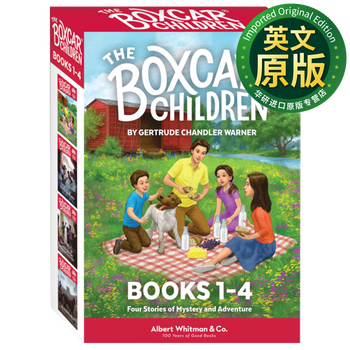 棚车少年1-4册盒装 英文原版 The Boxcar Children Books