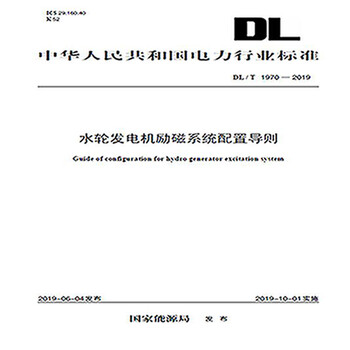 DL/T 1970—2019 水轮发电机励磁系统配置导则