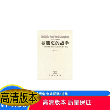 被遗忘的战争 咸丰同治年间广东土客大械斗研究 -刘平著