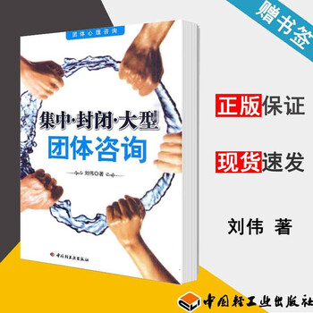 集中封闭大型团体咨询 刘伟 团体心理咨询 中国轻工业出版社 