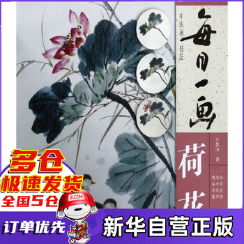 每日一画(荷花)/中国画技法