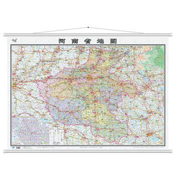 河南省地图挂图（1.1米*0.8米 专业挂图 无拼缝）