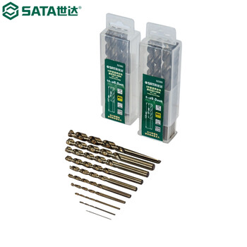 【世达52338-52375】世达（SATA）52375 10件套直柄含钴麻花钻7.5 MM【行情 报价 价格 评测】-京东