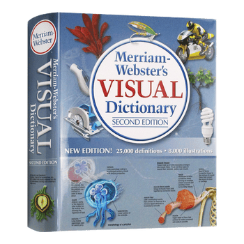 【瑕疵书】韦氏英语图解词典 英文原版 Merriam-Webster's Visual Dictionary