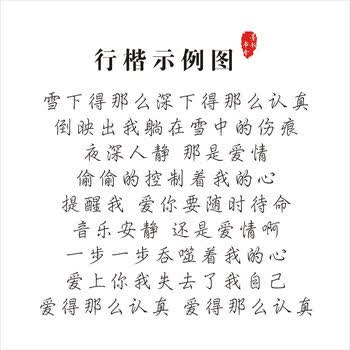 2021年公务员申论范文考试字帖国考公考练字成年行楷硬笔临摹钢笔 I19-行楷-描红版本