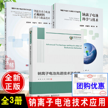 【全3册】钠离子电池科学与技术储能及动力电池正极材料设计与制备技术国之重器出版工程钠离子电池先进技