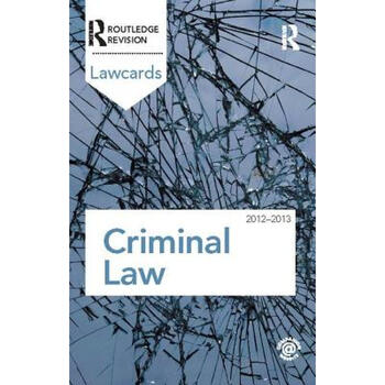Criminal Lawcards 2012-2013